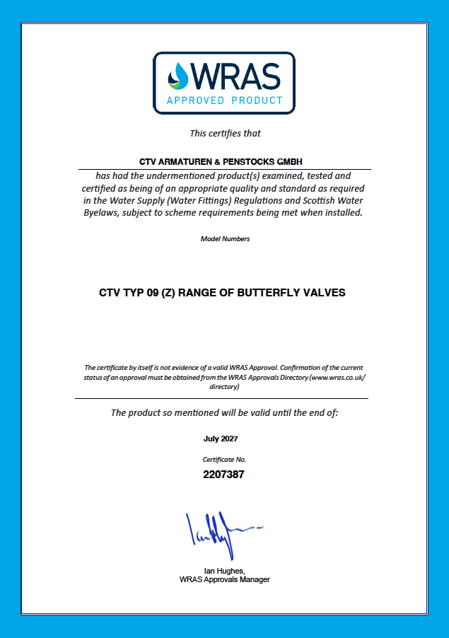 CTV Germany GmbH: Company Certifications